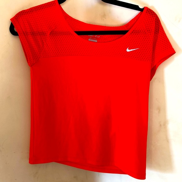 Nike | Tops | Nike Red Dri Fit Top | Poshmark